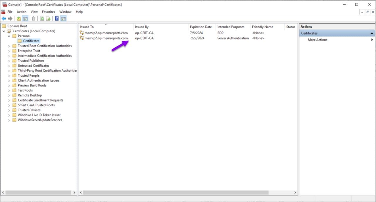 How To Request Certificate for PBRS or SSRS - Ask Garth