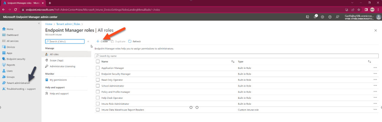 How to Create an Intune Data Warehouse Readers Group