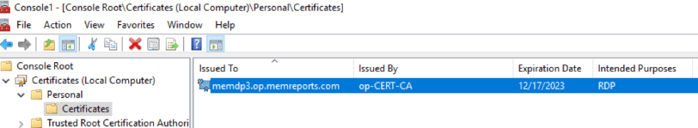 Enroll RDP Certificate with GPO: Step-by-Step Guide - Ask Garth